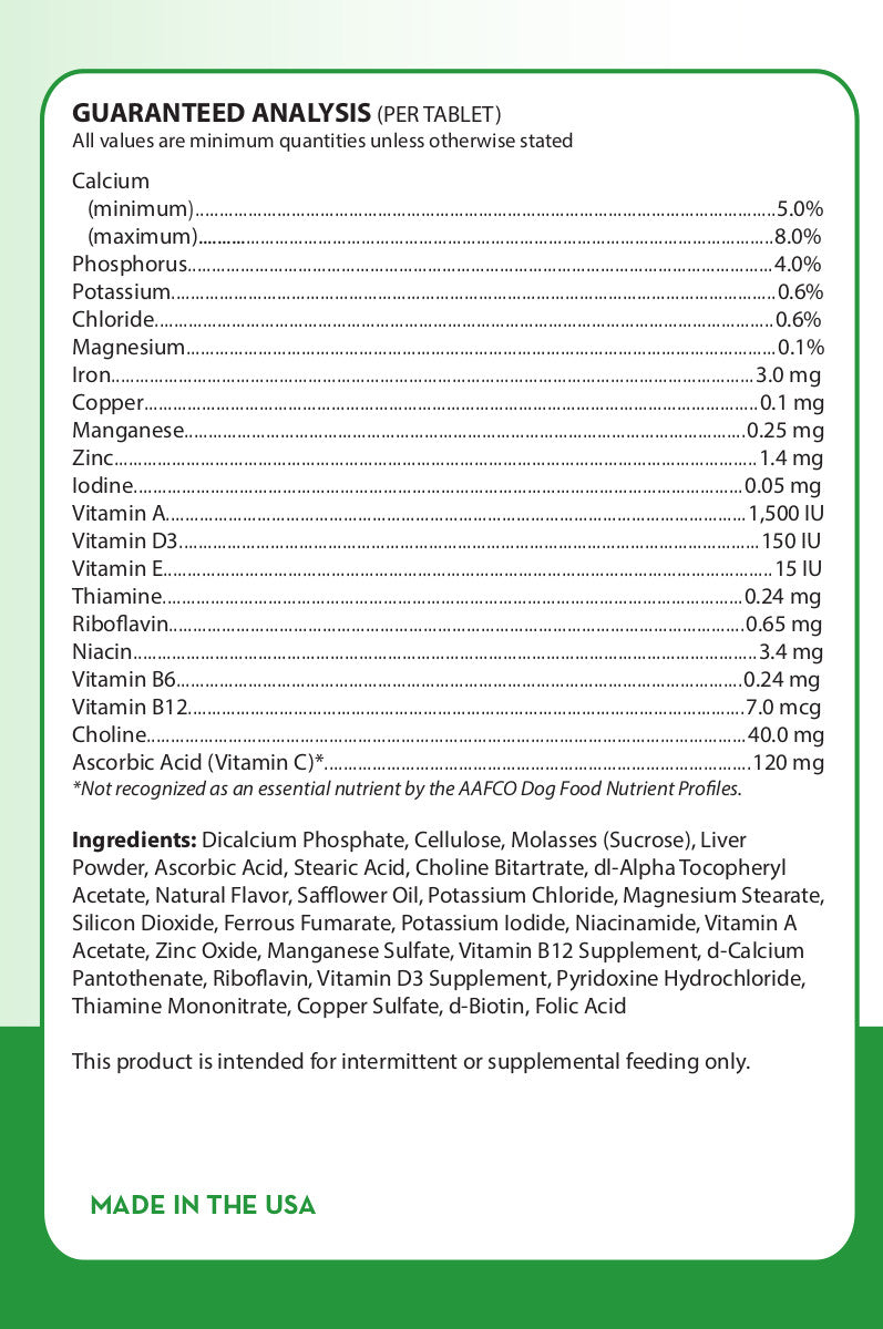 Akita Multi-Tabs Plus Chewable Tablets 365 Count – Healthy Breeds