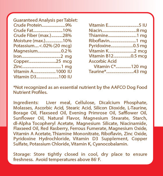 Siberian Husky Puppy Dog Multivitamin Tablet 60 Count – Healthy Breeds