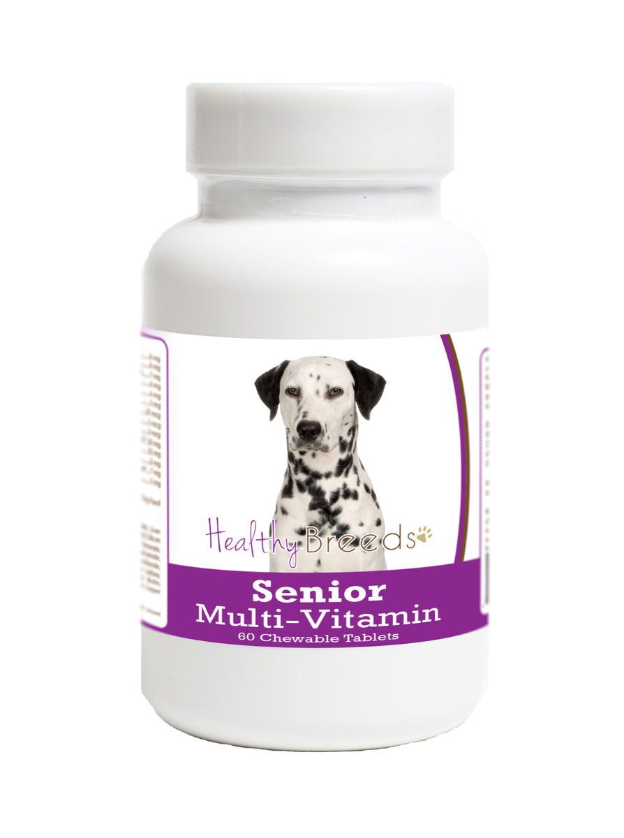 Dalmatian Senior Dog Multivitamin Tablets 60 Count – Healthy Breeds