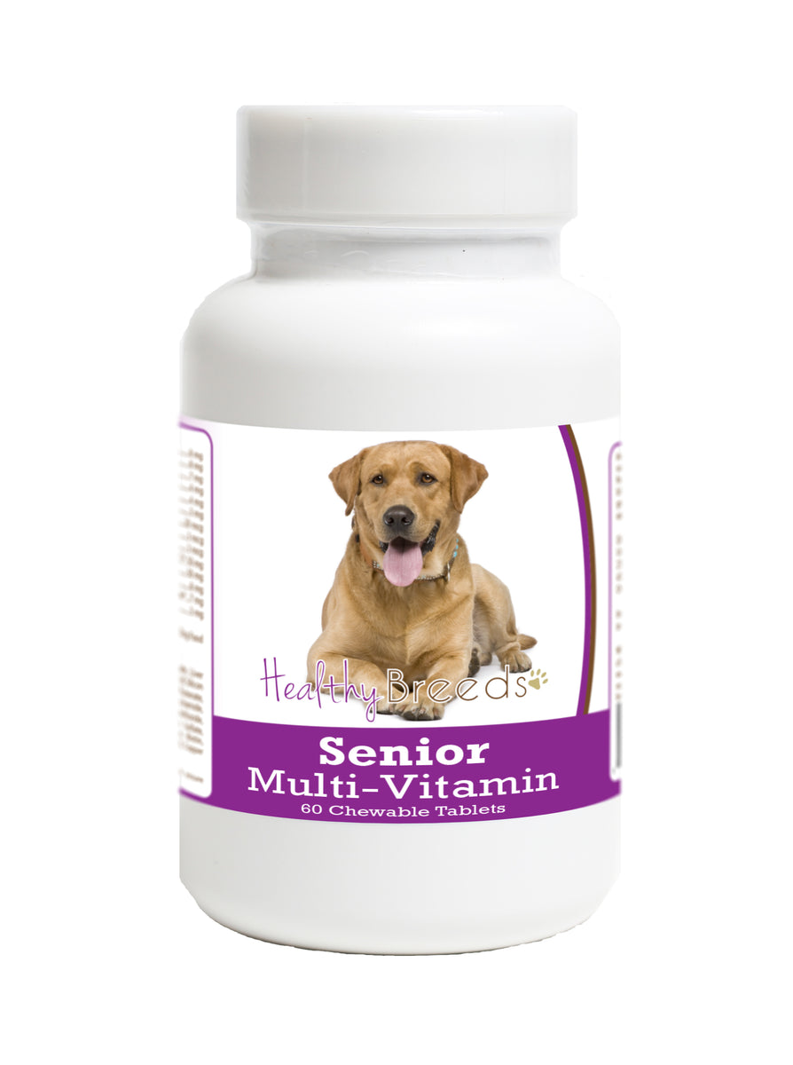 Labrador Retriever Senior Dog Multivitamin Tablets 60 Count – Healthy ...