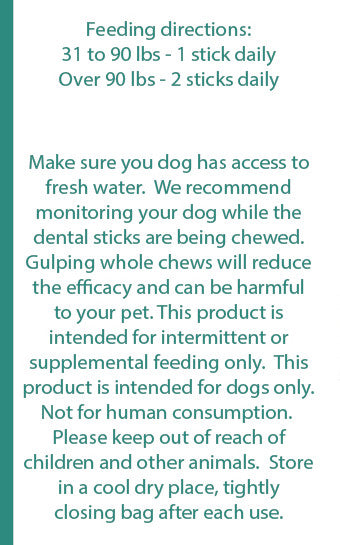 Border Collie Dental Sticks Large 10 Count – Healthy Breeds