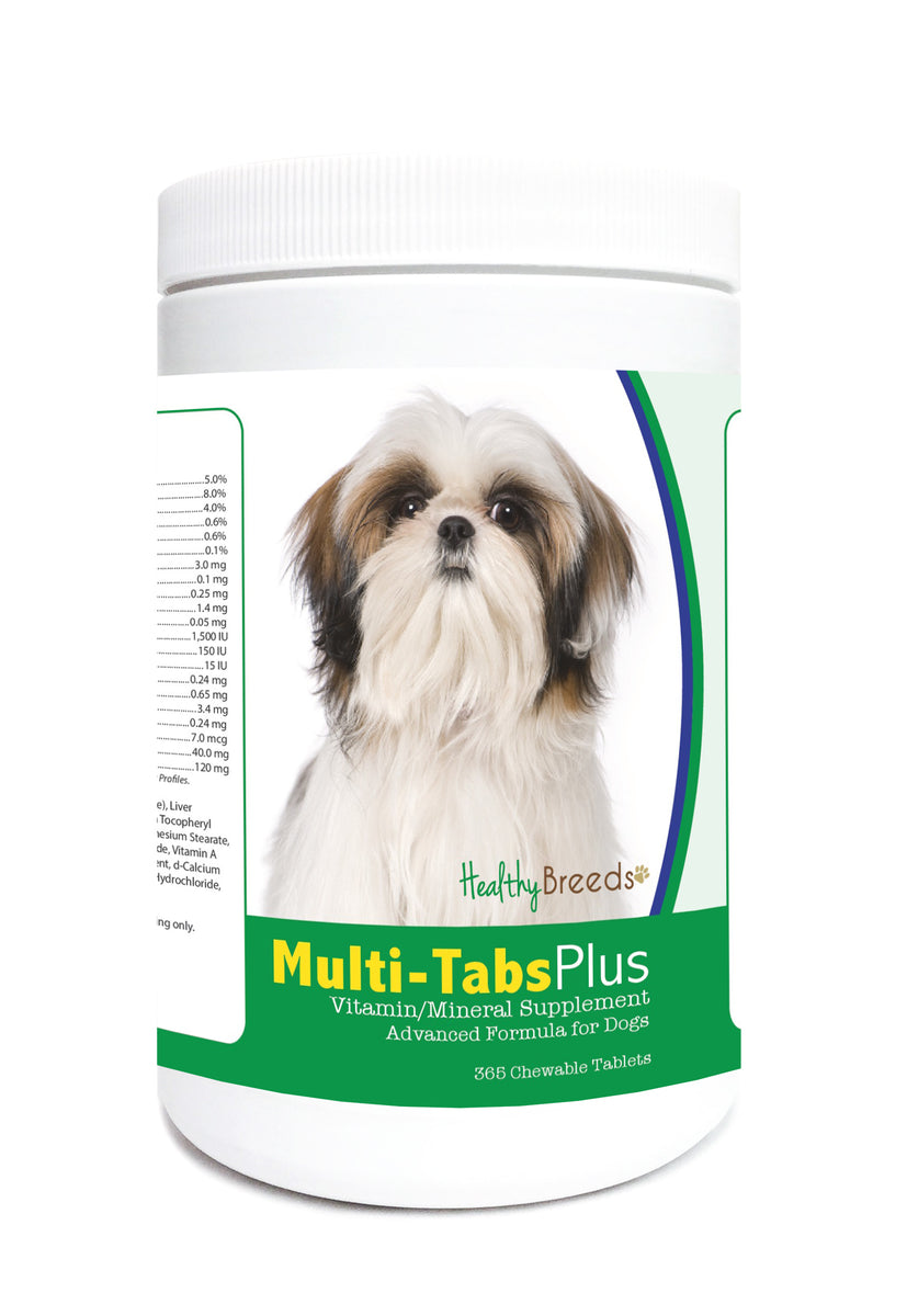 Shih Tzu Multi-Tabs Plus Chewable Tablets 365 Count – Healthy Breeds