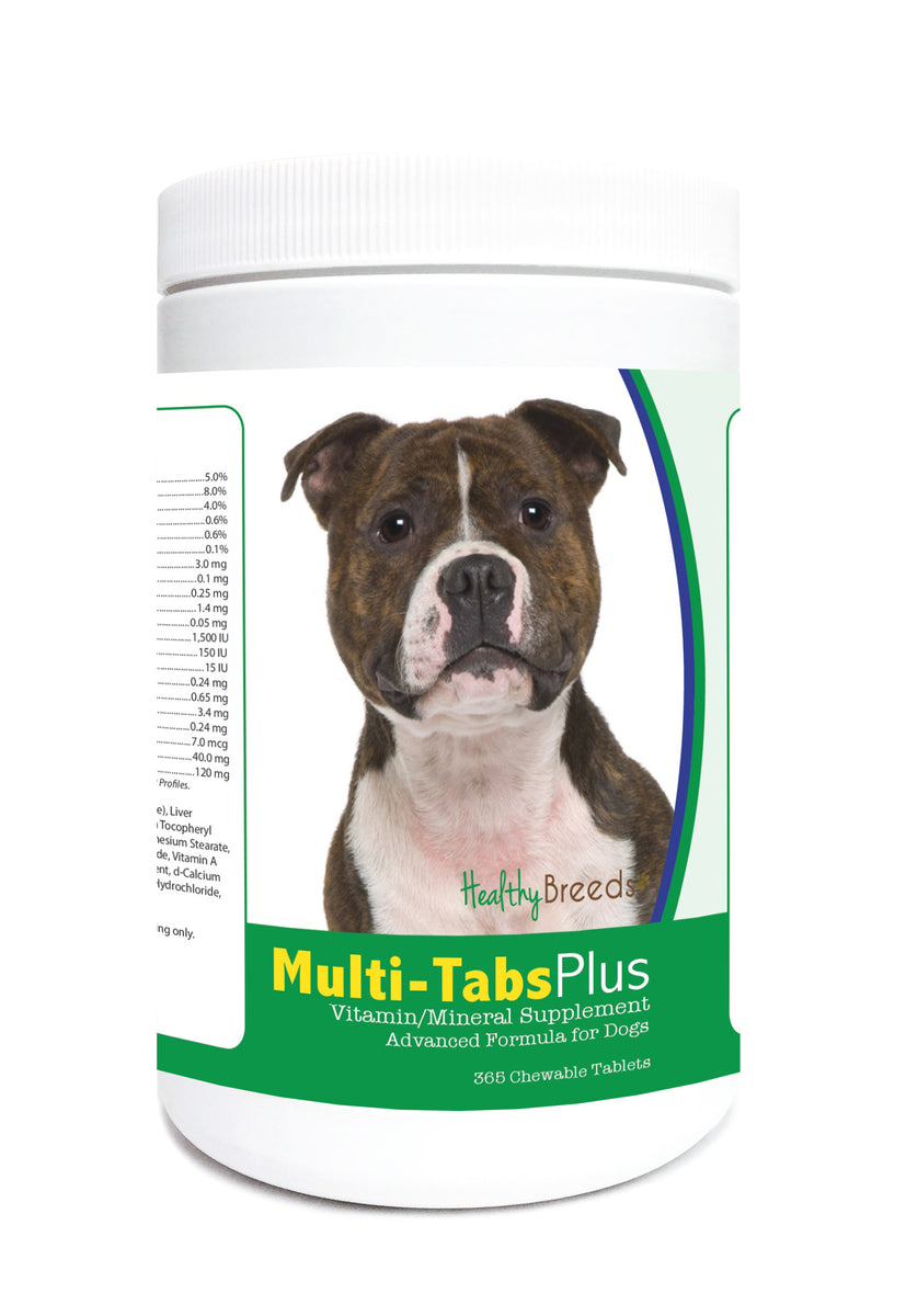 Staffordshire Bull Terrier Multi-Tabs Plus Chewable Tablets 365 Count ...